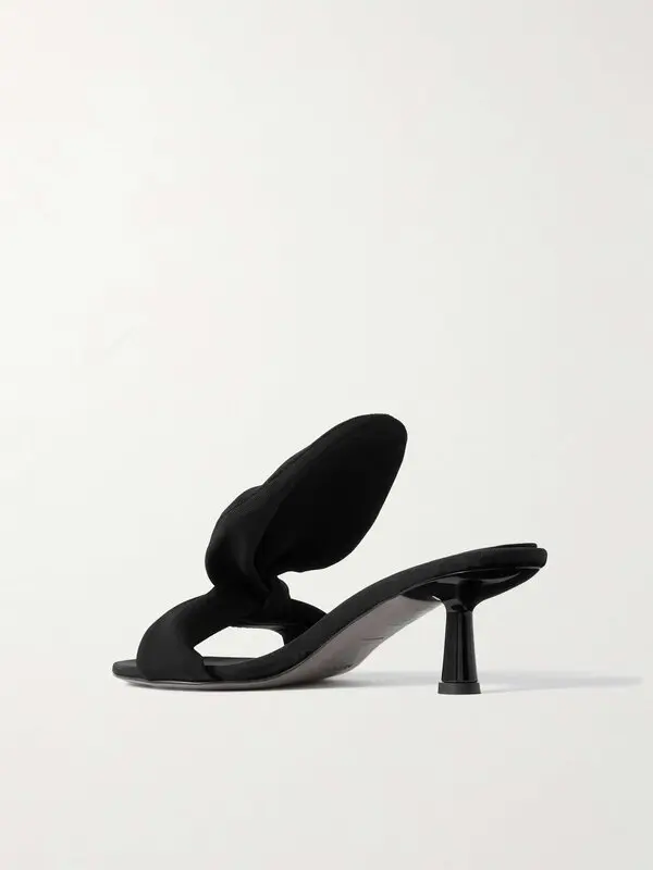 NEOUS Diana Bow-detailed Grosgrain Sandals