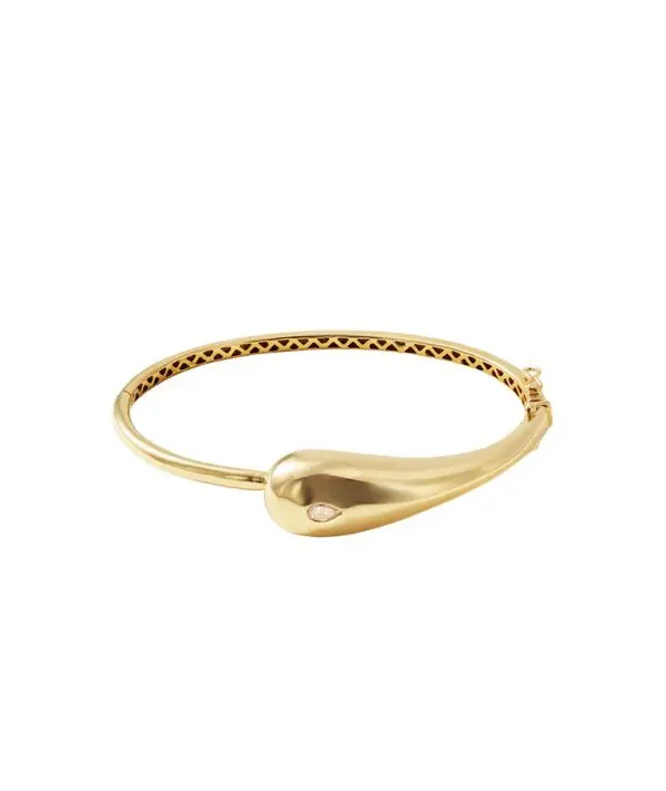 Mateo Droplet Diamond 14k Bracelet - Gold
