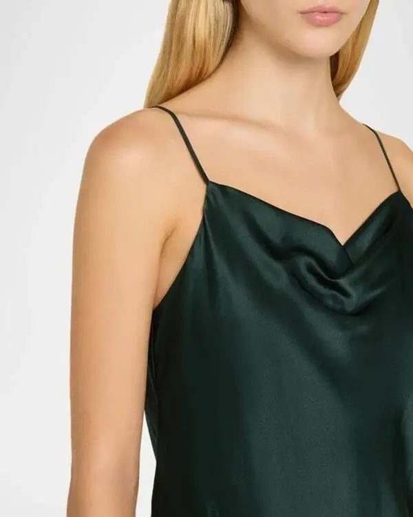 Cinq À Sept Marta Cowl-neck Camisole - Deep Malac