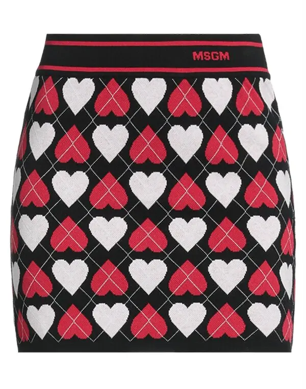 MSGM Mini Pencil Skirt - Black
