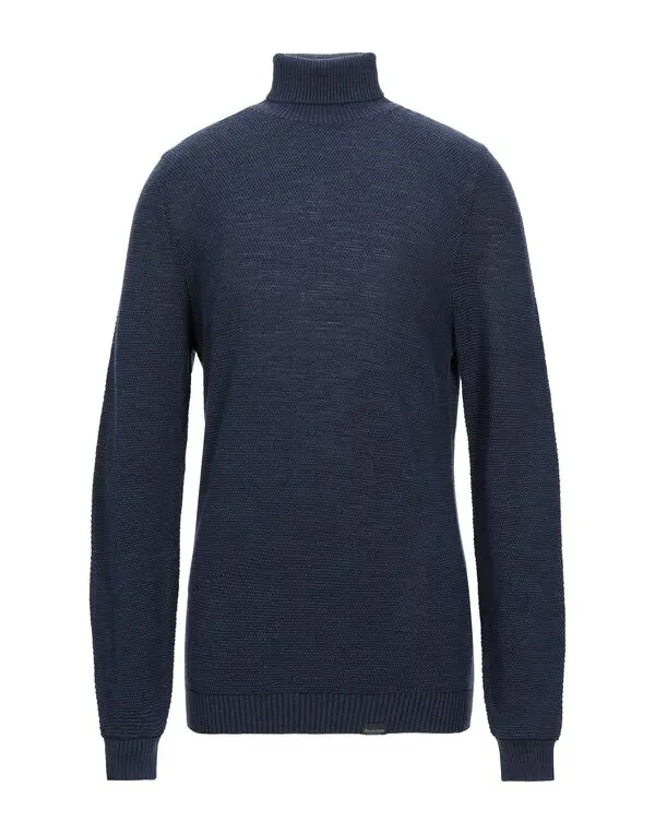 BROOKSFIELD Turtleneck Knit Top - Blue