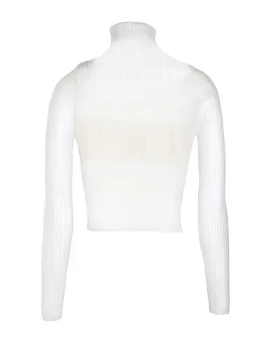 MSGM Embellished Knit Top - White