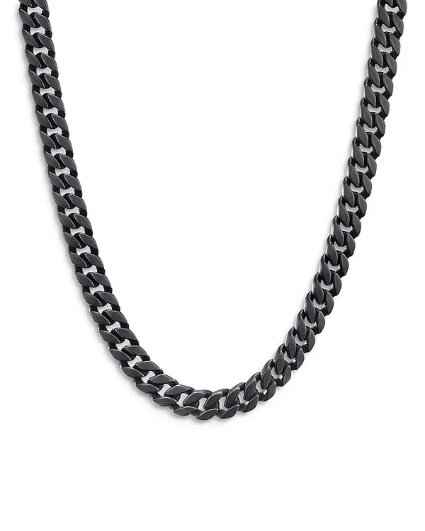 David Yurman Curb Chain Necklace - Black