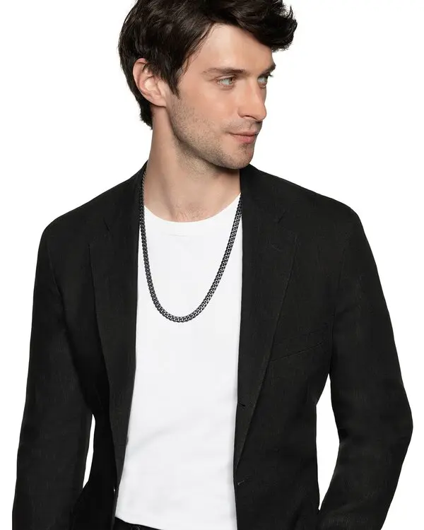 David Yurman Curb Chain Necklace