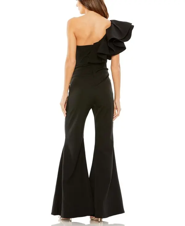 Mac Duggal One Shoulder Jumpsuit - Black