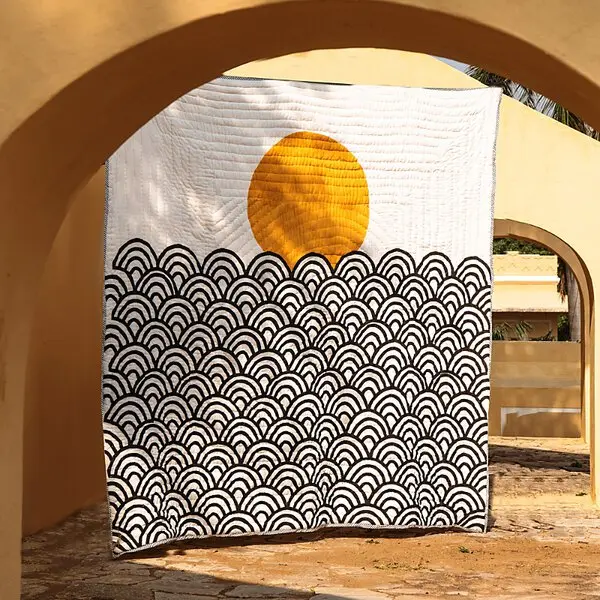 CQC LA Making Waves Quilt Set - Multi
