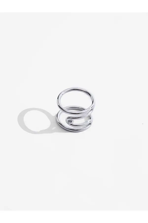 SOKO Imba -plated Statement Ring - Silver