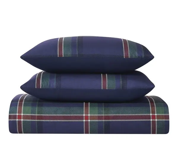 TRULY SOFT Bronson Plaid King 3 Piece Comforter Set
