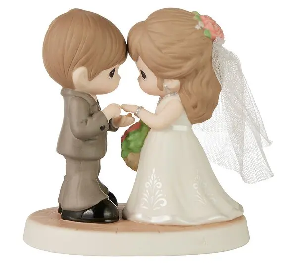 PRECIOUS MOMENTS With This Ring Figurine