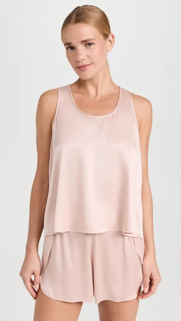 Lunya Washable Silk Tulip Back Set - Delicate Pink