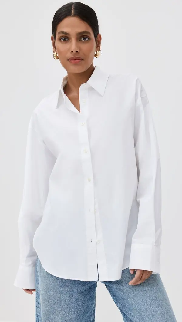 Sold Out NYC Collared Button-up Shirt - White