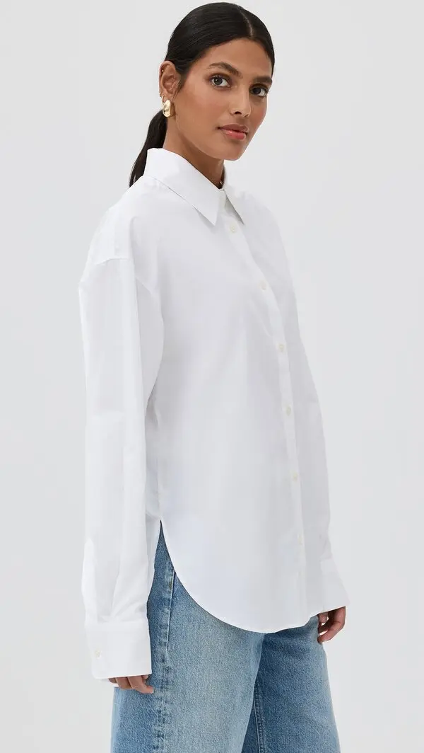 Sold Out NYC Collared Button-up Shirt - White