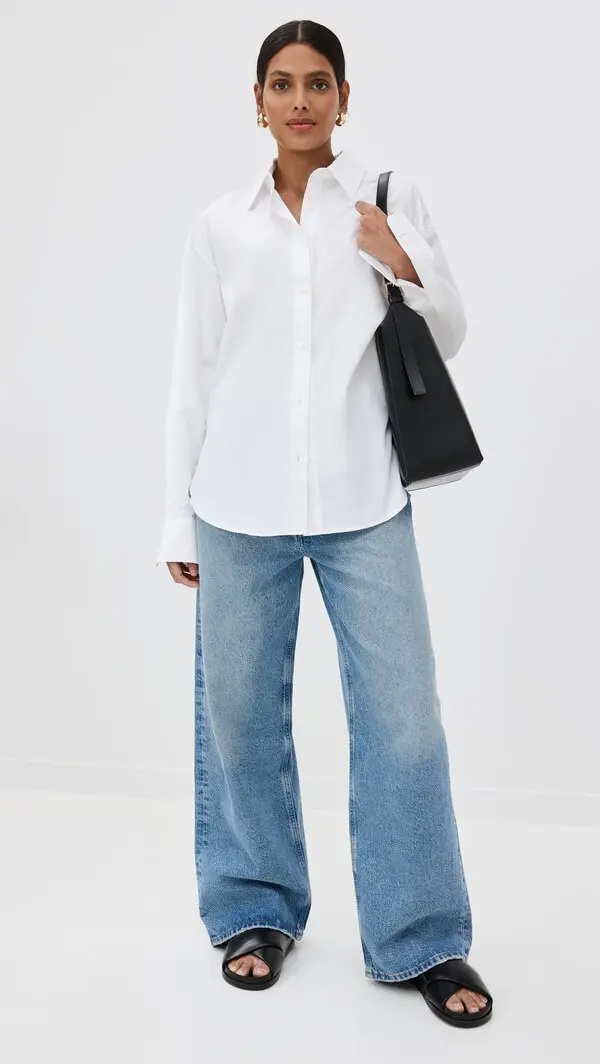 Sold Out NYC Collared Button-up Shirt - White