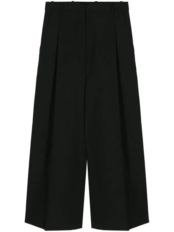 BOTTER Virgin Wool Tailored Trousers - Black