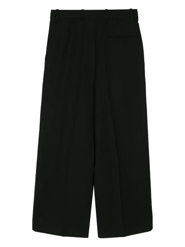 BOTTER Virgin Wool Tailored Trousers - Black