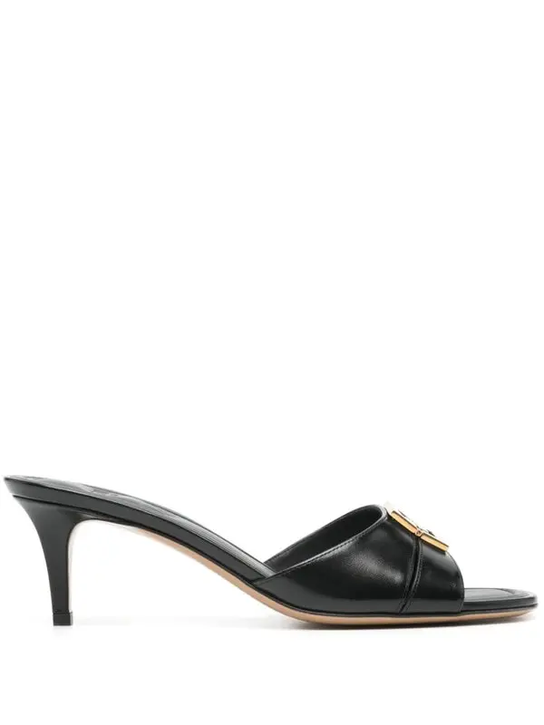 Fendi Ffold 55mm Leather Mules