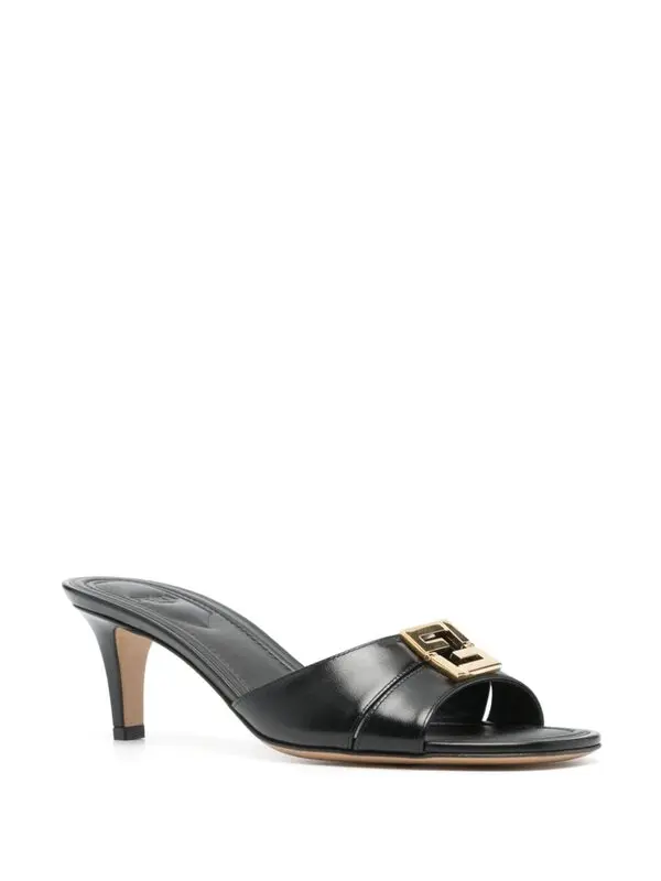 Fendi Ffold 55mm Leather Mules