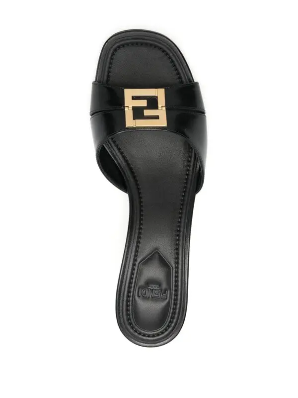 Fendi Ffold 55mm Leather Mules