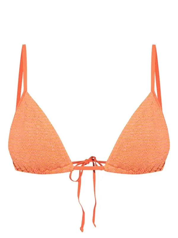 Bond Eye Luana Triangle Bikini Top - Orange