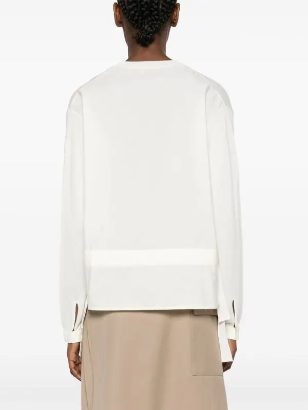 Moncler Fine-knit Panelled Jumper