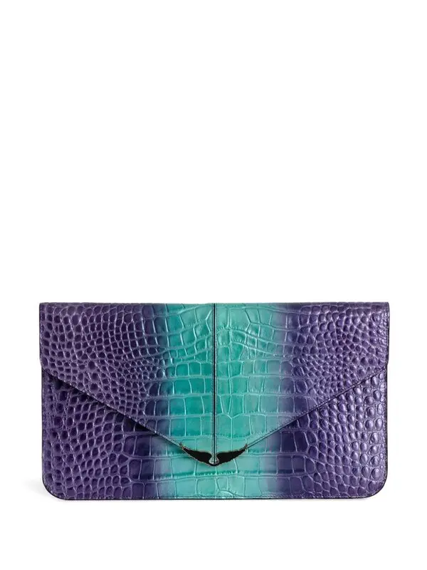 Zadig&Voltaire Borderline Leather Clutch