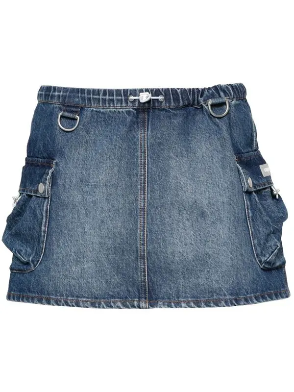 Coperni Denim Cargo Mini Skirt