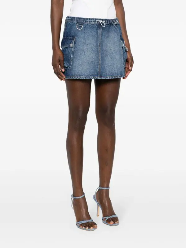 Coperni Denim Cargo Mini Skirt