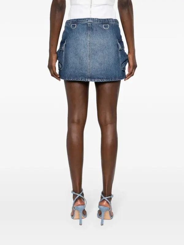 Coperni Denim Cargo Mini Skirt