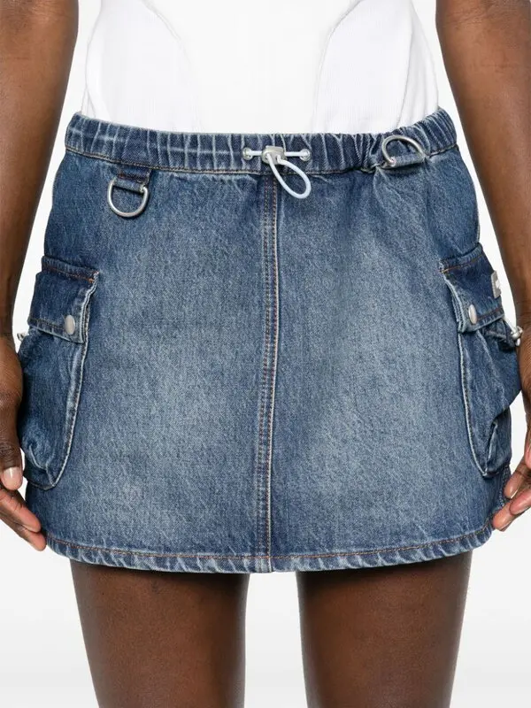 Coperni Denim Cargo Mini Skirt