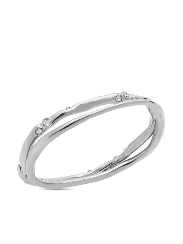 Dries Van Noten Rhinestone-embellished Double Bracelet
