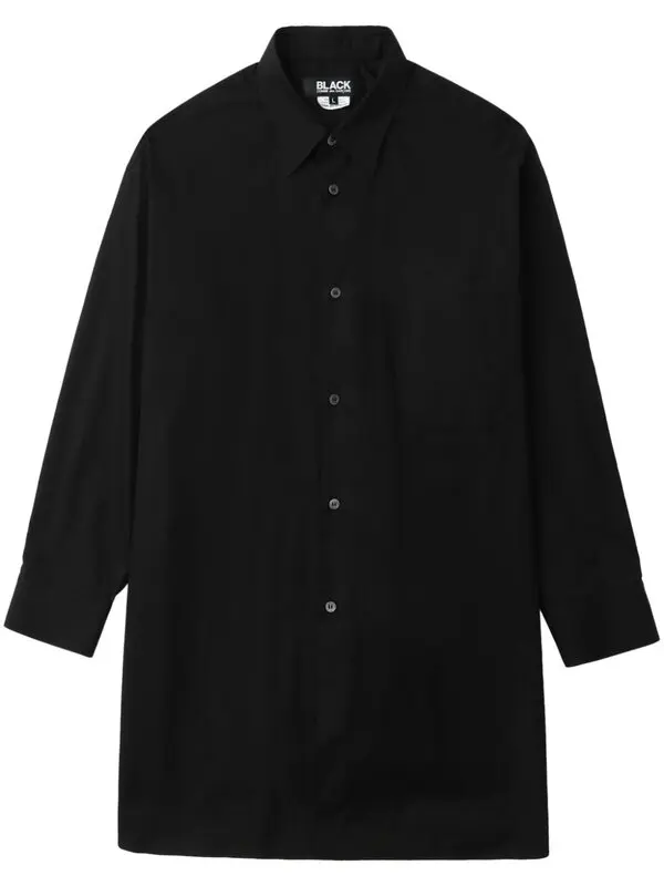 Comme Des Garçons Satin-panelled Shirt