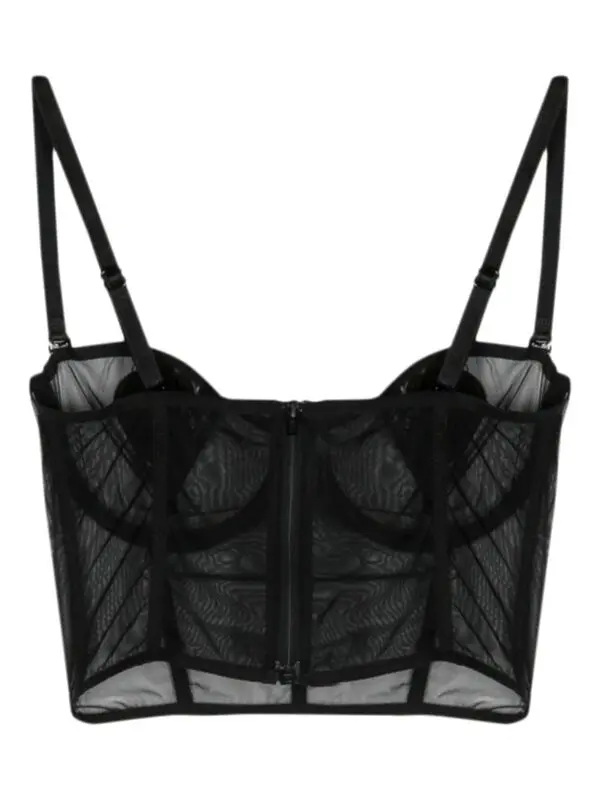 Fiorucci Semi-sheer Mesh Top