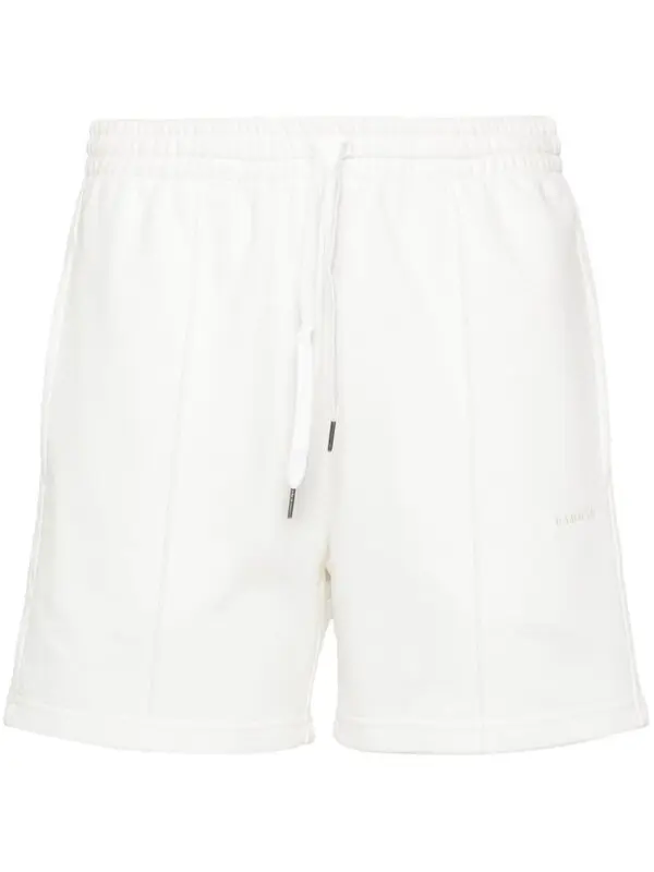 P.a.r.o.s.h Striped Jersey Shorts - White