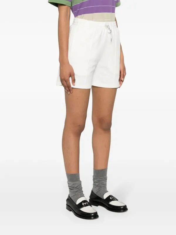 P.a.r.o.s.h Striped Jersey Shorts - White