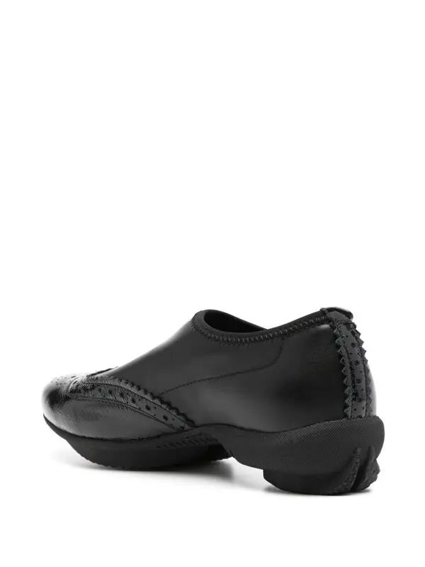 Kiko Kostadinov Sonia Slip-On Brogues In Black - 57% Off