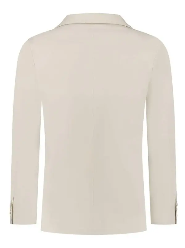 LARDINI Brooch-detail Single-breasted Blazer - Neutrals