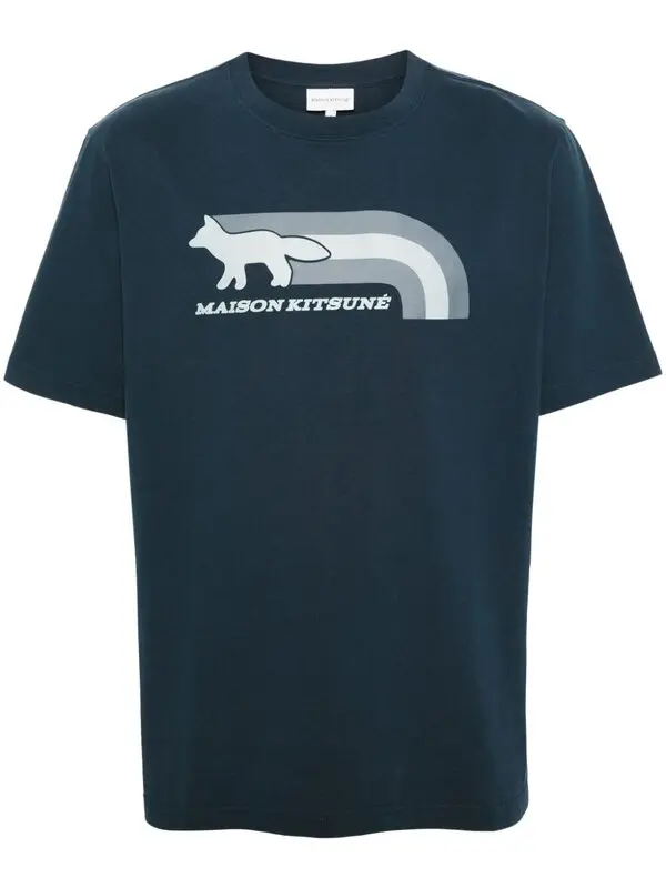 Maison Kitsuné Fox-motif Cotton T-shirt