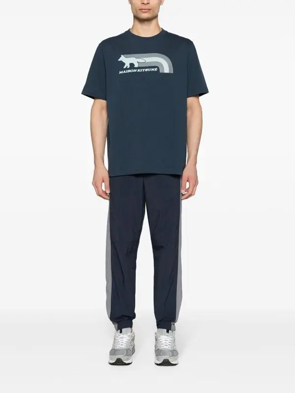 Maison Kitsuné Fox-motif Cotton T-shirt