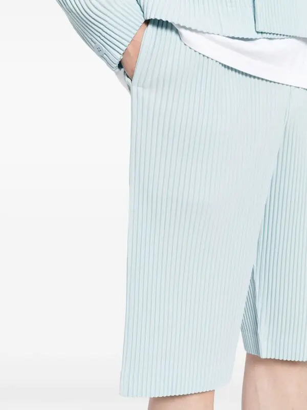 Issey Miyake Plissé Satin Shorts