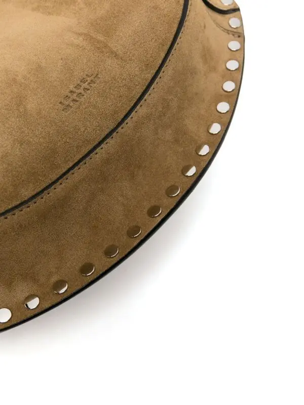 Isabel Marant Étoile Oskan Studded Shoulder Bag - Neutrals