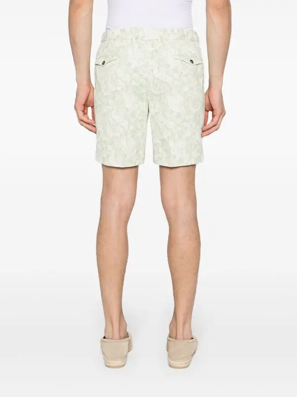 DELL'OGLIO Floral-print Bermuda Shorts