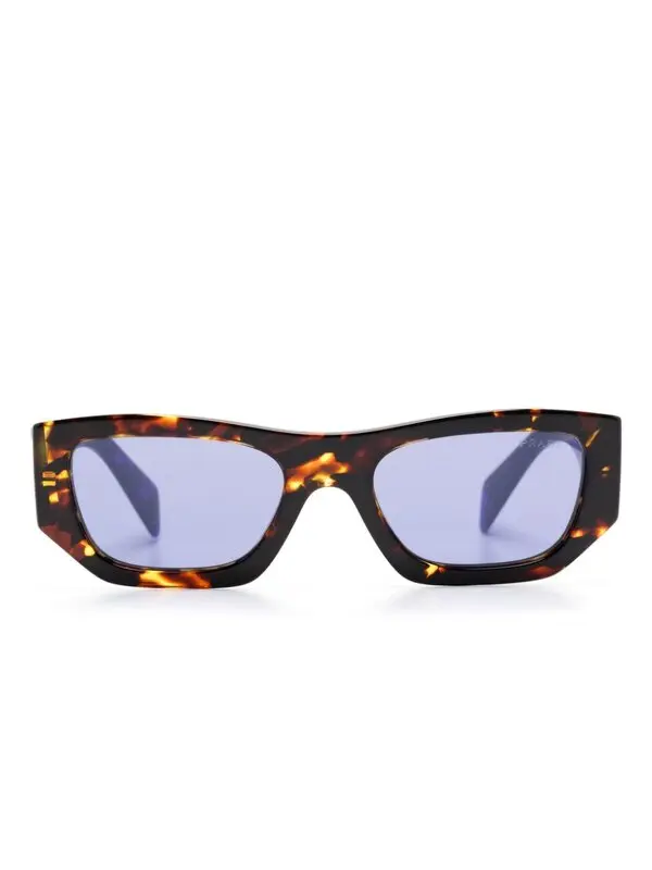 Prada Tortoiseshell Rectangle Sunglasses - Brown