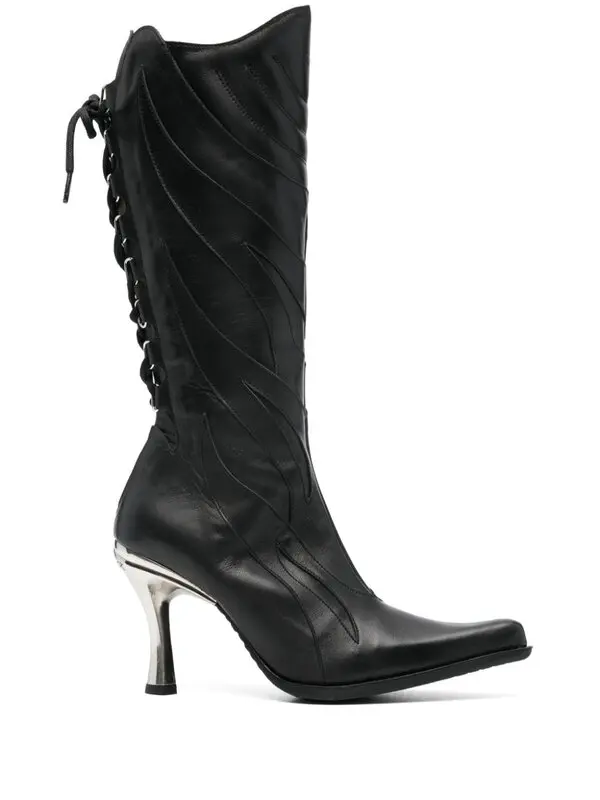 Vetements X New Rock Firestorm 100mm Leather Boots
