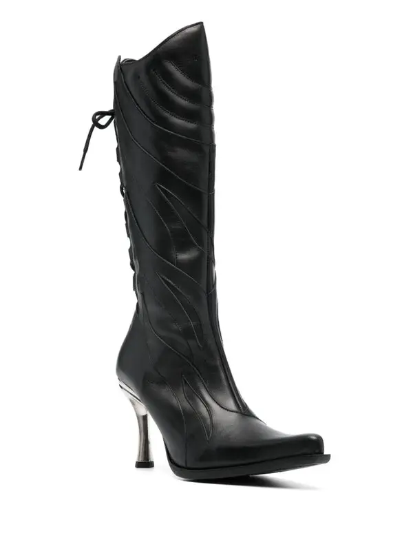 Vetements X New Rock Firestorm 100mm Leather Boots