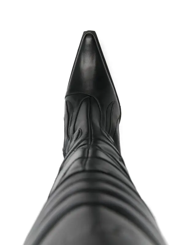 Vetements X New Rock Firestorm 100mm Leather Boots