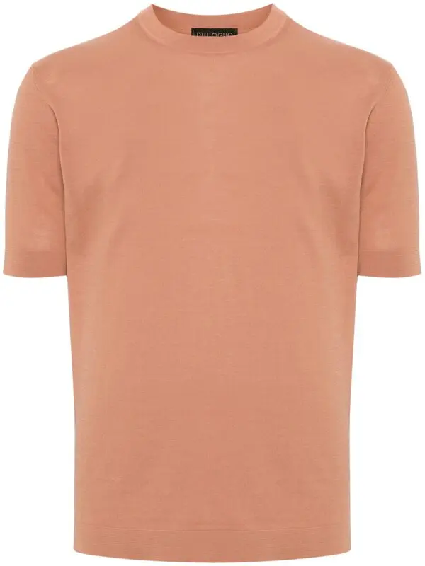 DELL'OGLIO Crew-neck Cotton T-shirt