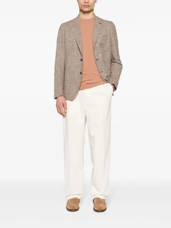 DELL'OGLIO Crew-neck Cotton T-shirt