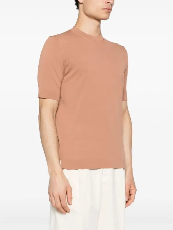 DELL'OGLIO Crew-neck Cotton T-shirt