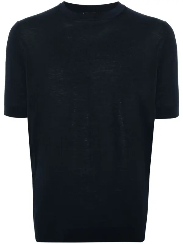 DELL'OGLIO Crew-neck Cotton T-shirt