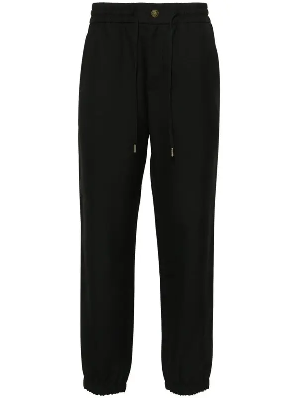 Versace V-emblem Tapered Trousers